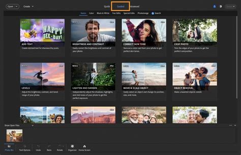 make quick fixes in photo editor
