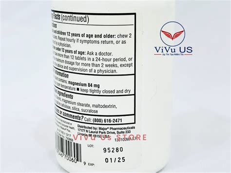 Major Mintox Plus Hỗ Trợ điều Trị Dạ Dày Hiệu Quả