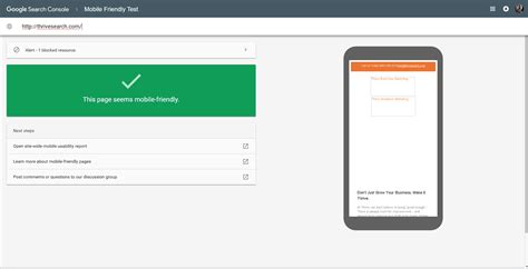 Google Launches Their New Mobile Friendly Testing Tool Thrive Business Marketing