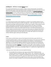 Lab Report 2 Instructions Micr2420 Docx Lab Report 2 6 Due Midnight Before Lab 4 This