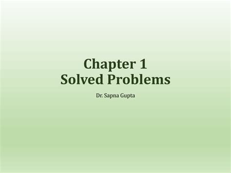 Pp01 4solvedproblemschemsitrysolution Pdf
