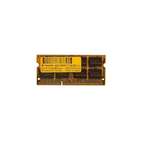Zeppelin GB DDR MHz Low Voltage SO DIMM Memory Module GeeWiz