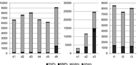 The Number Of Predicted Variants Divided By Their Type After Download Scientific Diagram