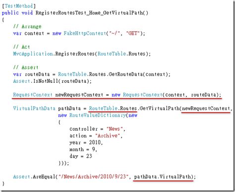 asp mvc 單元測試系列 6 ：測試 routing 路由規則 the will will web