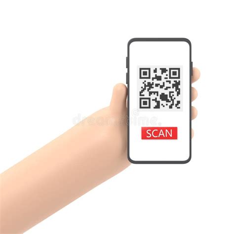 3d cartoon render female hand holds smartphone and use mobile app