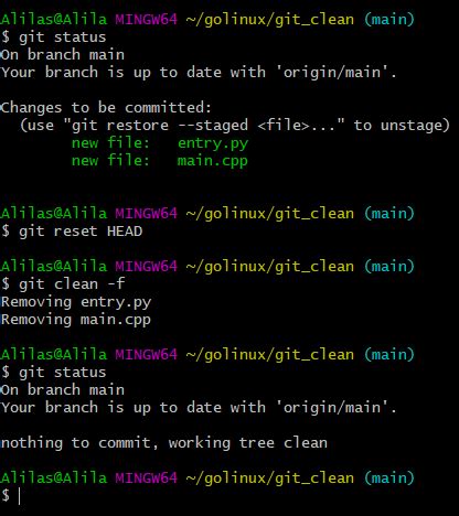 Remove Untracked Files With Git Clean Practical Examples GoLinuxCloud