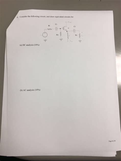 Solved Consider The Following Circuit And Draw Equivalent Chegg