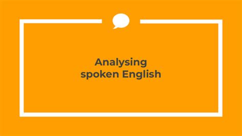 language in transition edexcel ial analysing spoken language
