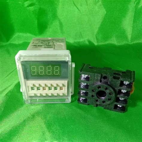 Jual Timer Digital Omron Dh48s S 220v Original Delay Relay Mesin Tetas Panel Control Dh48s Dh48s