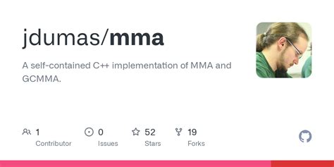 Github Jdumas Mma A Self Contained C Implementation Of Mma And Gcmma