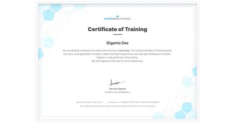 Diganta Das On Linkedin Successfully Completed The Core Java Training From Internshala Trainings