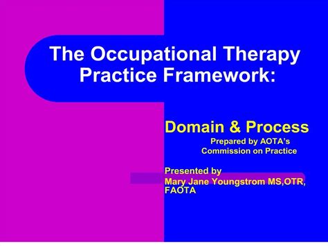 Ppt The Occupational Therapy Practice Framework Powerpoint