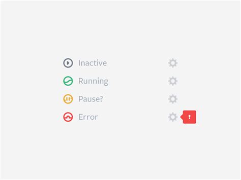 status ui