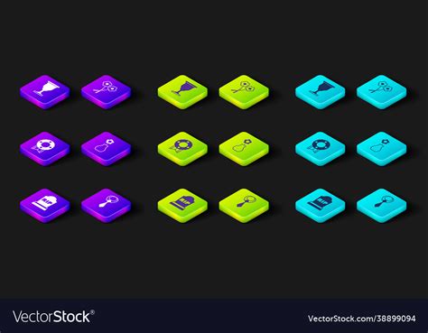 Set Tombstone With Rip Written Tie Memorial Vector Image