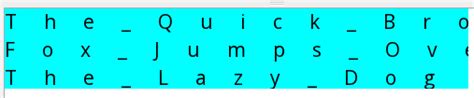 Html Same Font Character Spacing And Line Height But Different