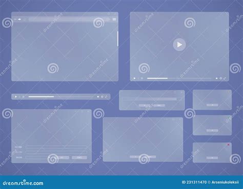 glass user interface windows contemporary internet browser dialog box