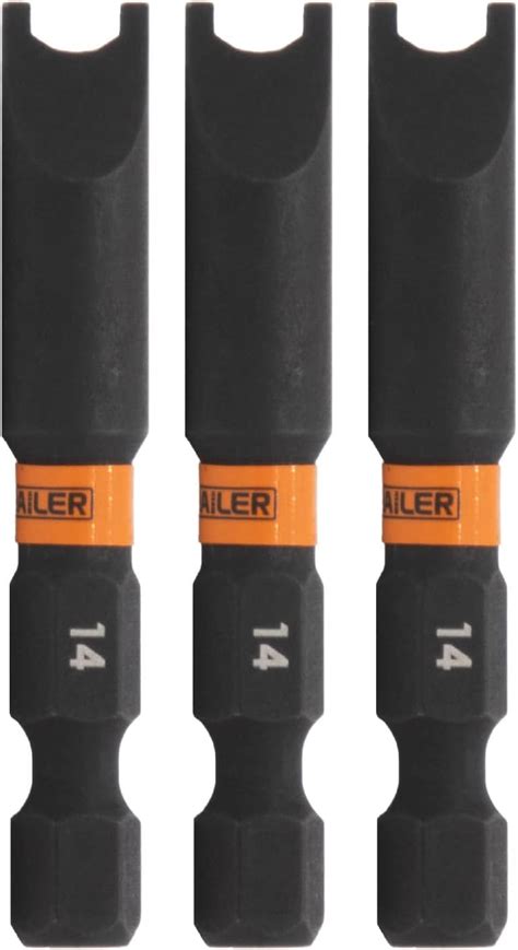 Spanner 14 Impact Driver Bit Railer Snake Eye 14 S2 Steel 2 Inch Spanner Power Bits 3 Pack Spanner 14 Impact Driver Bit Railer Snake Eye 14 S2 Steel 2 Inch Spanner Power Bits 3 Pack