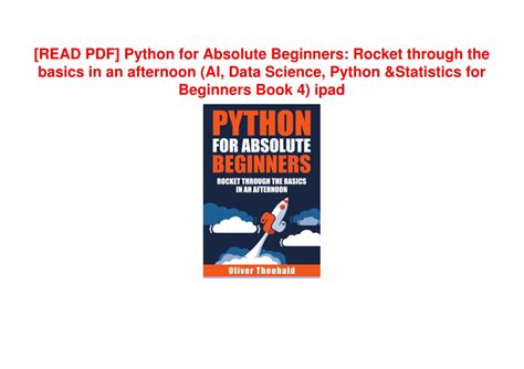 Ppt Read Pdf Python For Absolute Beginners Rocket Through The Basics In An Aftern