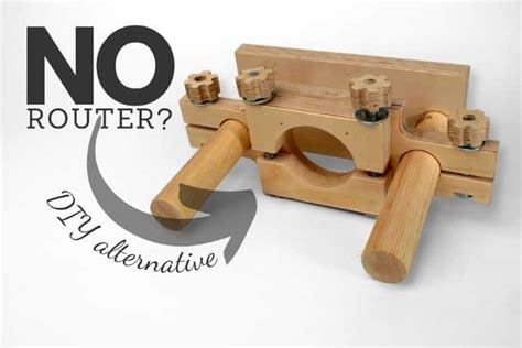 Simple Idea To Make A Homemade Router From A Drill