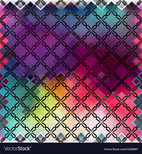 Seamless Color Pattern Of Squares Royalty Free Vector Image