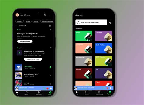 Spotify Desktop And Mobile App Ui Behance
