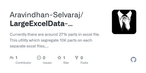 GitHub Aravindhan Selvaraj LargeExcelData Segregating Into MultipleExcelFile Currently There