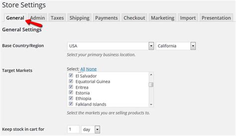 Configure General Settings • Wp Ecommerce Tutorial Fastcomet