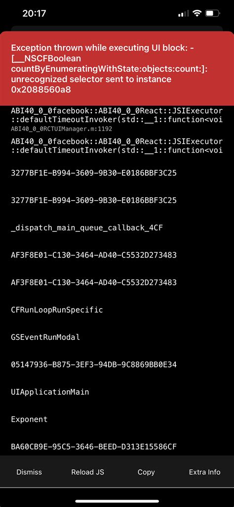 Exception Thrown While Executing Ui Block · Issue 1337 · Software