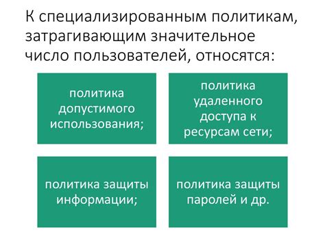Структура политики безопасности организации Online Presentation