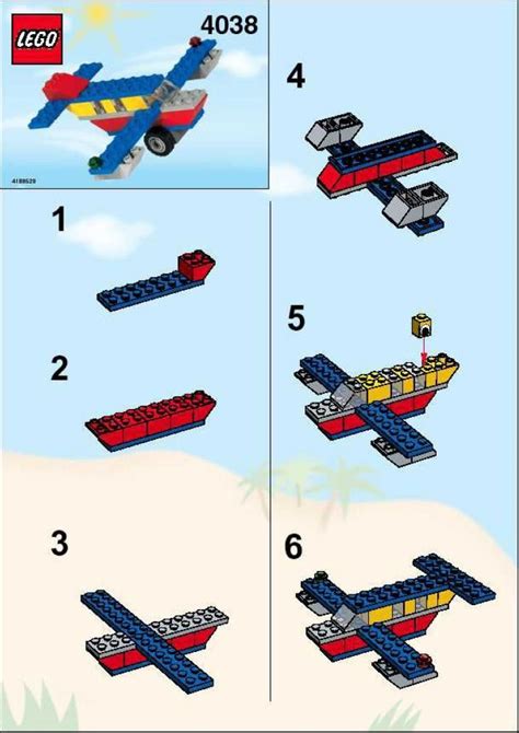 Lego Airplane Building Instructions Easy Lego Construction Guide