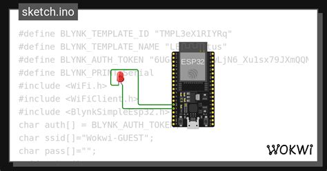 Led Status Wokwi Esp32 Stm32 Arduino Simulator