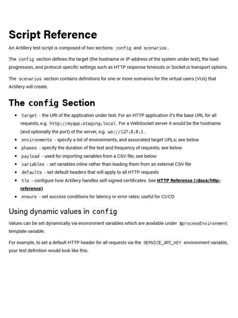 Script Reference Artillery Io Docs Payload Pdf Hypertext