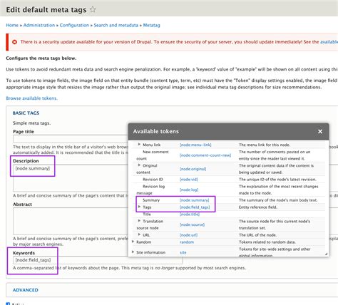 getting started with metatag module in drupal webwash