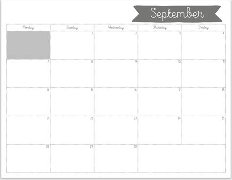 Editable Printable Calendars For Teachers