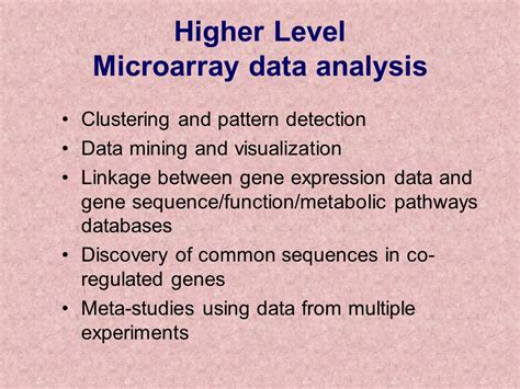 Microarray Data Analysis Day 2 Ppt Download