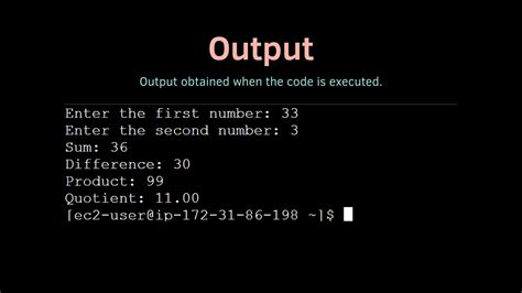 Basic Arithmetic Operations In Linux Environment Ppt