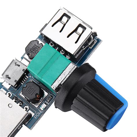 New 3Pcs USB Fan Speed Controller Module Reducing Noise Multi Stall Adjustment Governor DC 4 12V