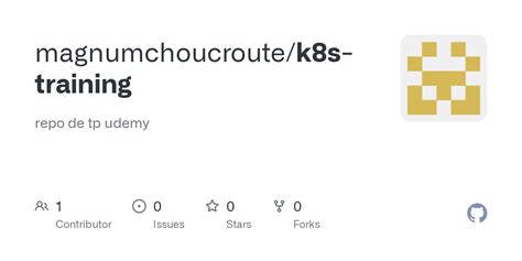 GitHub Magnumchoucroute K S Training Repo De Tp Udemy