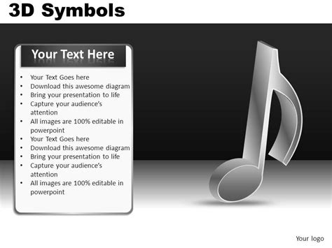 3d Symbols Powerpoint Presentation Slides Db Templates Powerpoint
