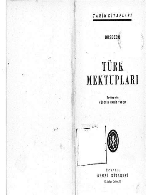 Türk Mektupları Kanuni Sultan Süleyman Zamanına Ait Bir Frenk