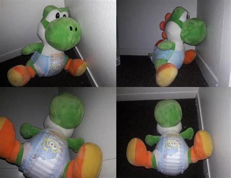 Yoshi Is Never Too Old To Wear Some Big Diapers By Pokepadmaster On