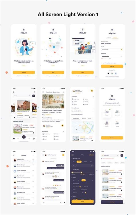 Minimo Real Estate App Ui Kit Updated Minimo Is A Real Estate App Ui Kit Design Thi Web