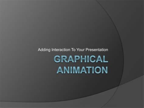 Graphical Animation Buttons Ppt