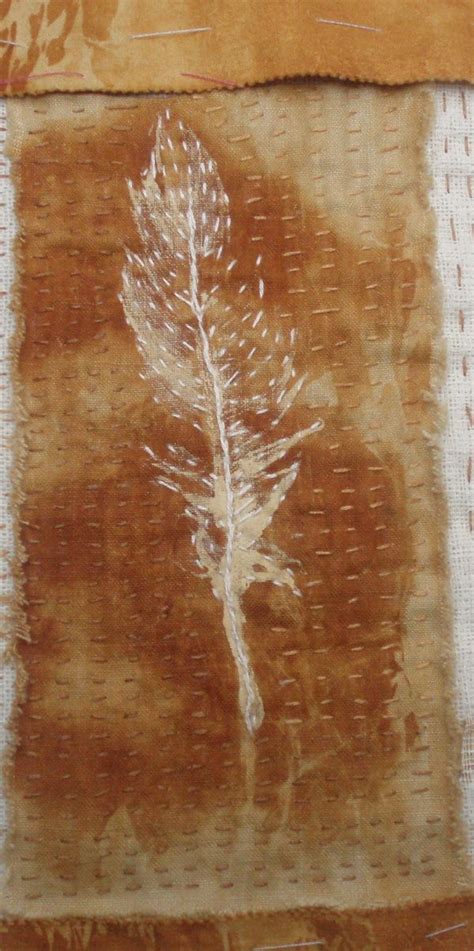 Rust Dye Rust Dyed Fabric Textile Art Embroidery