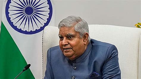 Looking At Rear Mirror Only To Avoid… Vp Jagdeep Dhankhars Dig At