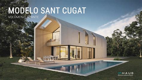 Prefabricated Design House Sant Cugat With Pitched Roof 4d 2p 2195