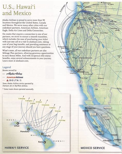 Us Airways Route Map Hawaii