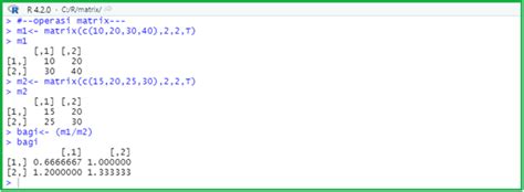 Bahasa R Part6 Penggunaan Struktur Data Matrix And Array Di R Geriatama
