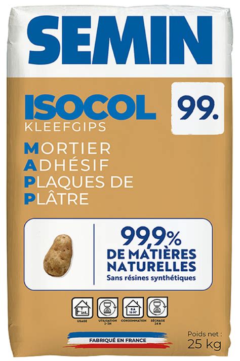 Mortier Adhésif Isocol 99 Semin 25 Kg Leroy Merlin