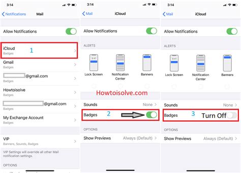 How To Turn Offhide Unread Mail Count On Iphone Ipadbadges Numbers